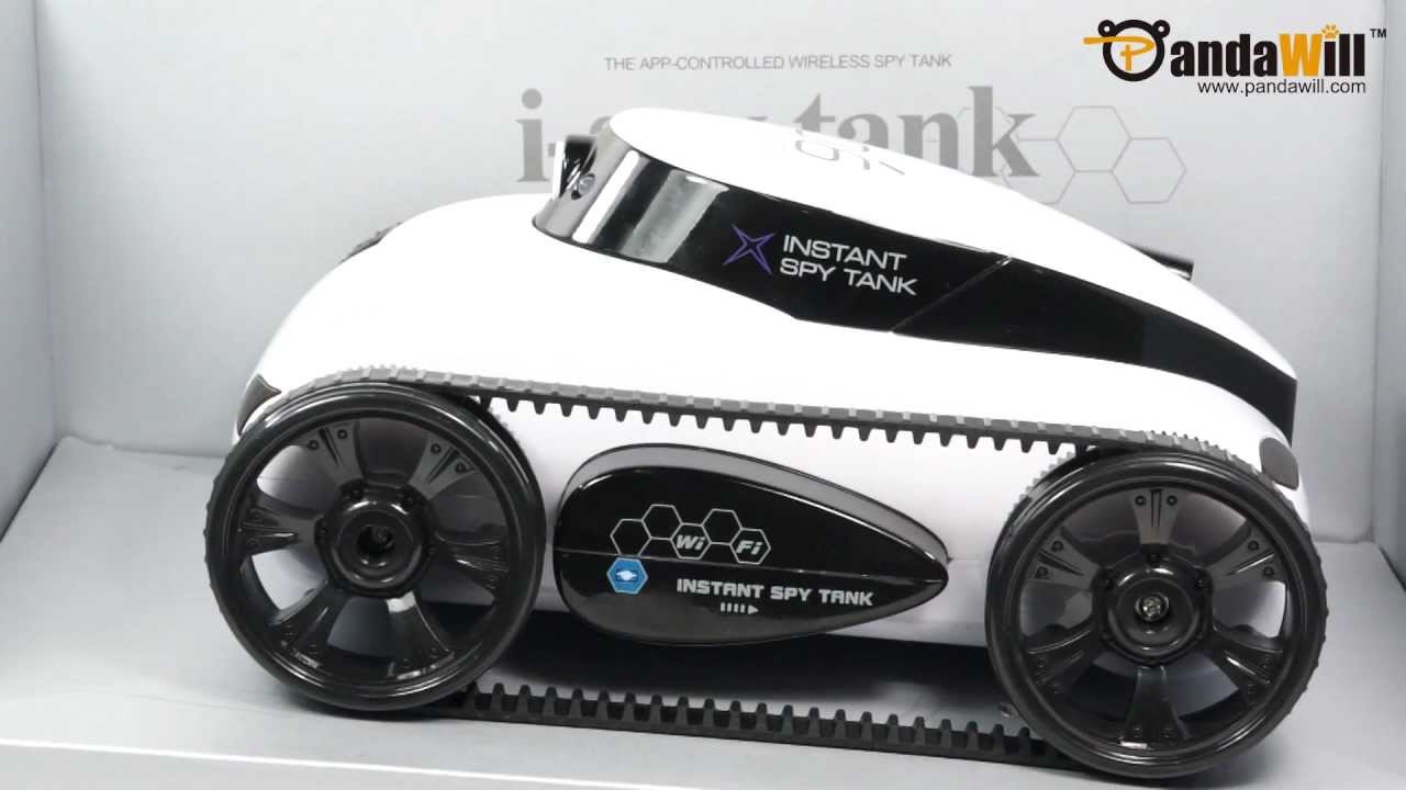 App-controlled Wireless i-Spy Tank Move Motion Video Camera For iPhone ...