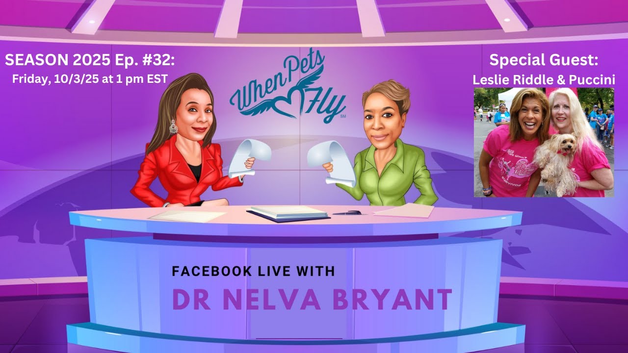10/3/25 FB Live with Dr Nelva Bryant and Leslie Riddle & Puccini - YouTube