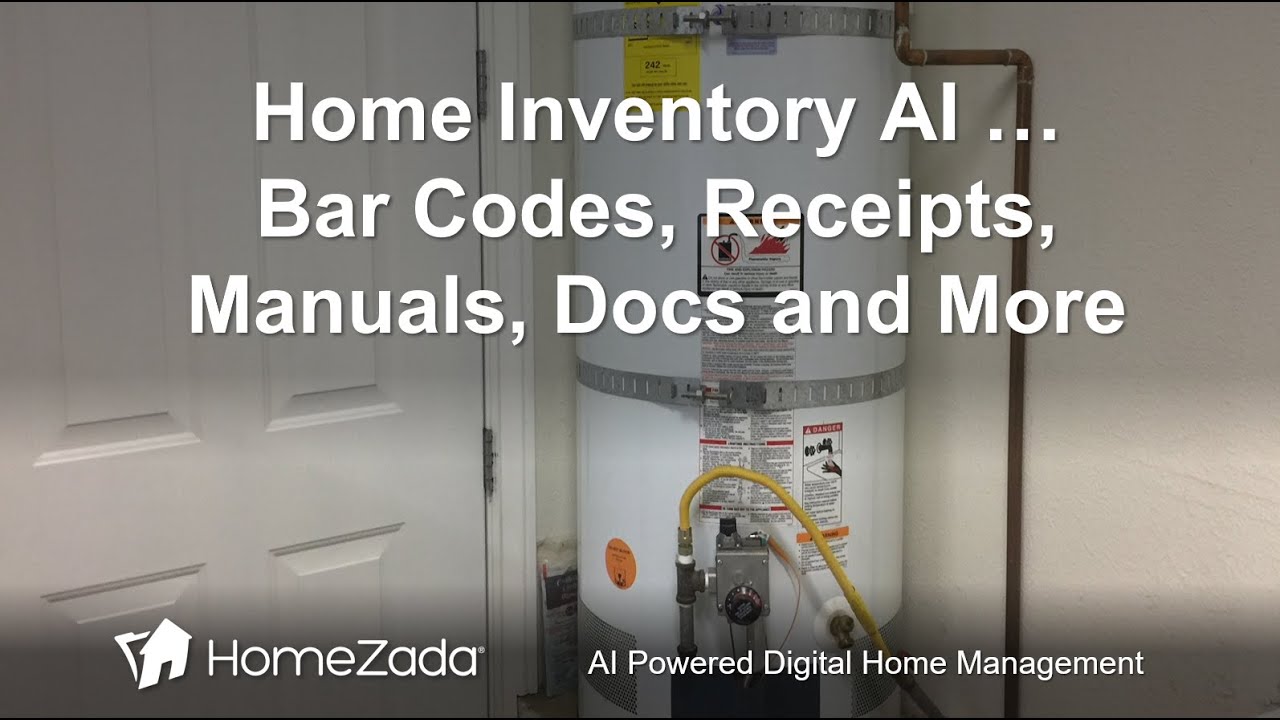 Home Inventory AI with Bar Codes, Receipts, Photos, and Owner Manuals ...