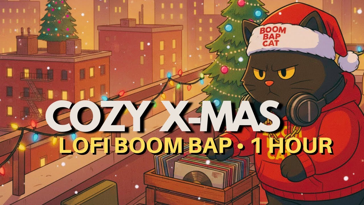 Holiday Lofi Boom Bap | Cozy Christmas Hip Hop Mix (1 Hour) — Study ...