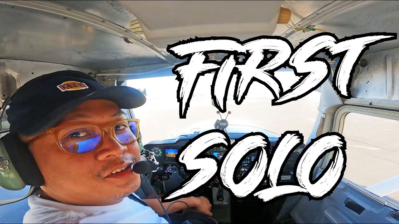 First Solo Flight | A Pilot's Dream - YouTube
