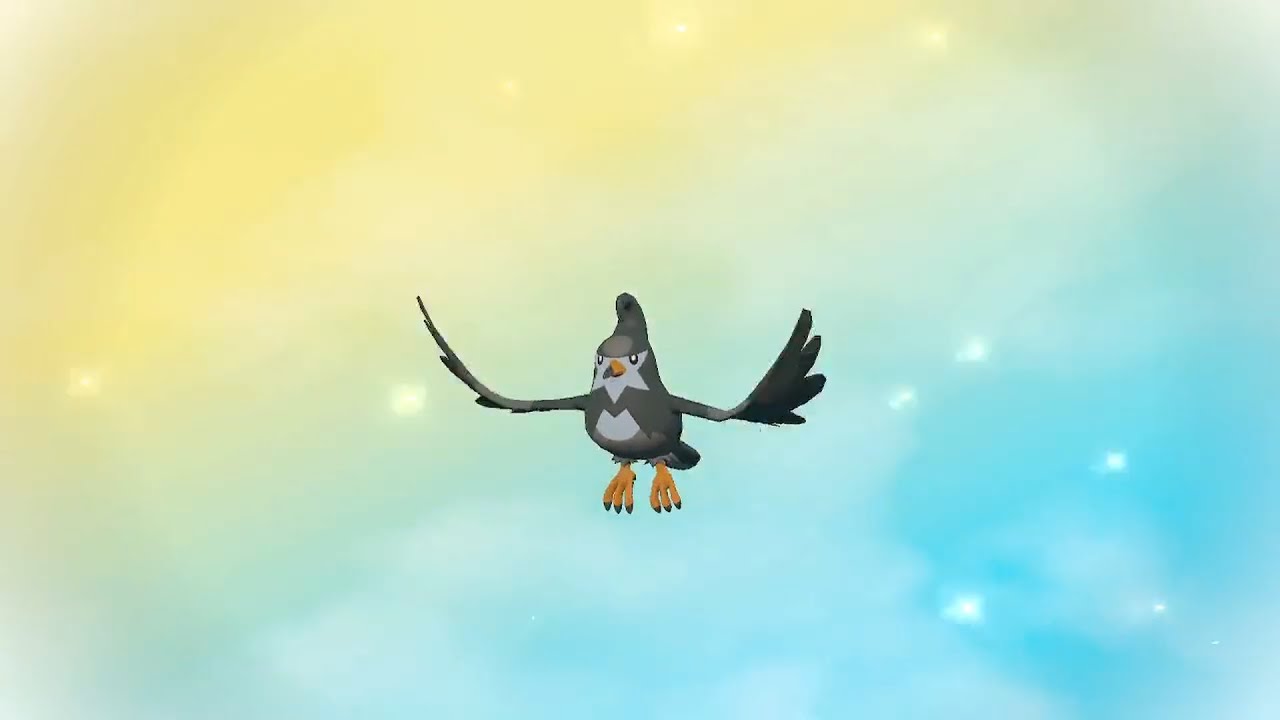 When your Starly evolves into Staravia in Pokémon Legends: Arceus - YouTube
