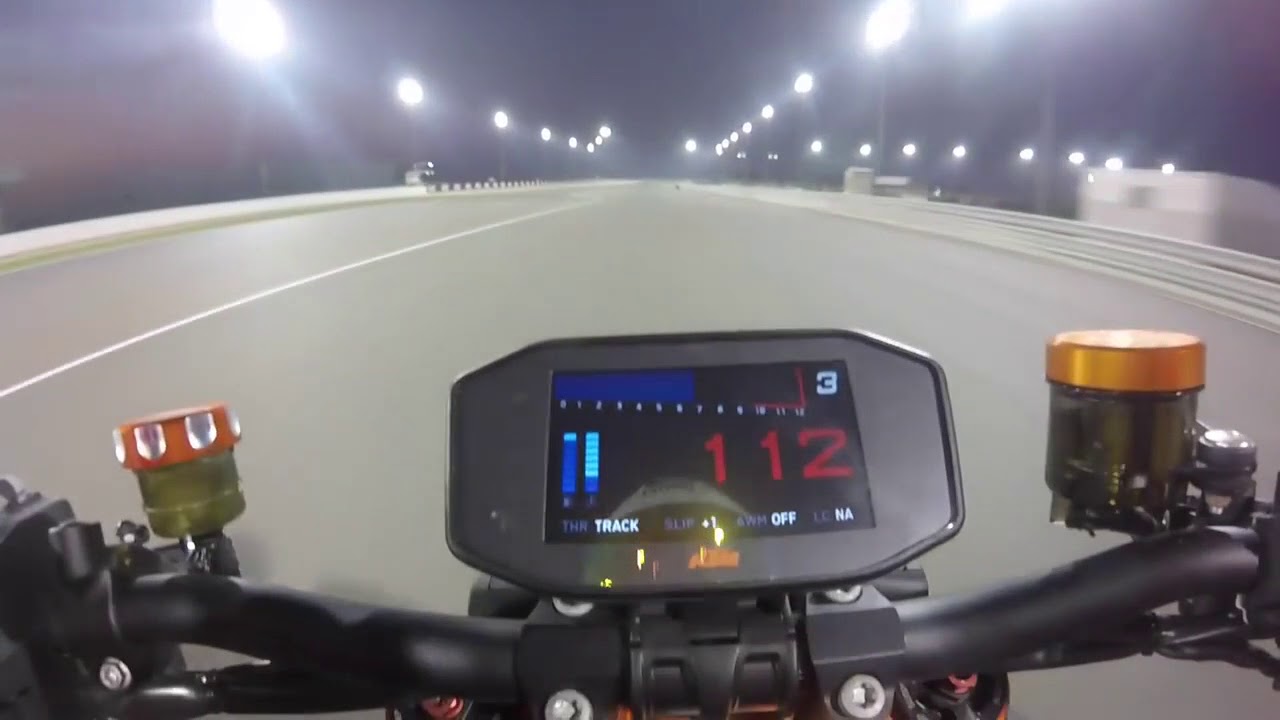 ktm 1290 duke r top speed 2017 - YouTube