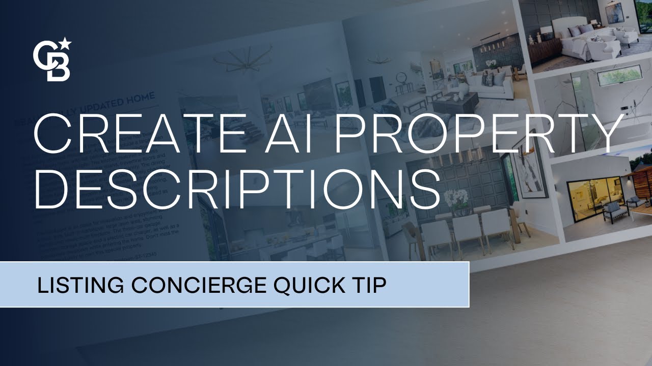 Generate AI Powered Property Descriptions / Listing Concierge / Quick ...