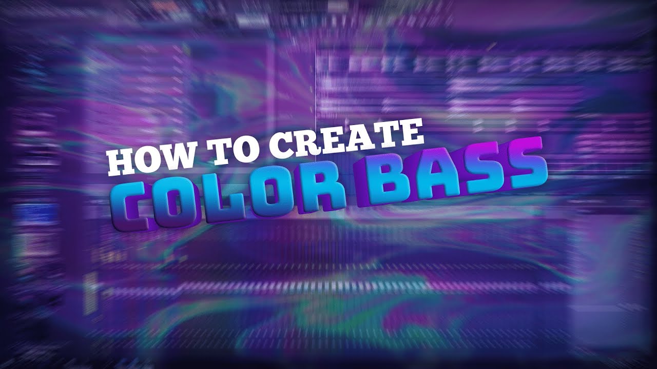HOW TO CREATE AMAZING COLOR BASS (NOT CLICKBAIT!!) - YouTube