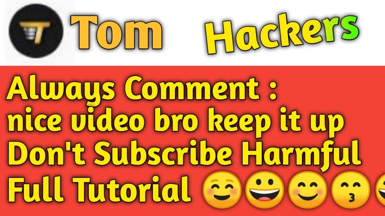 Tom YouTube Comment Bot is commenting on EVERY VIDEO - Full ...