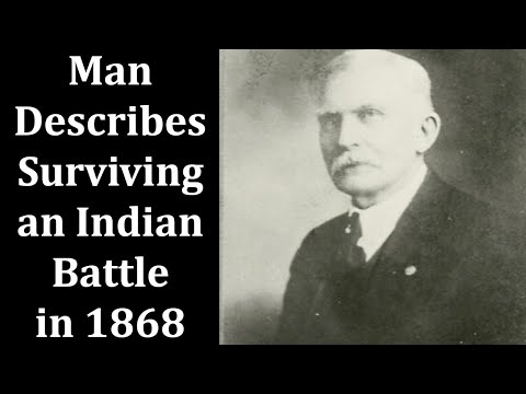Man Describes Surviving an Indian Battle in 1868  - Wild West - Enhanced Audio - Interview in 1930