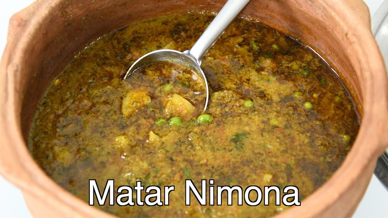 Winter Special Matar Nimona !! Healthy Matar Nimona Curry recipe - YouTube