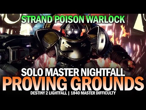 Solo 1840 Master Nightfall Proving Grounds (Strand Poison Warlock ...