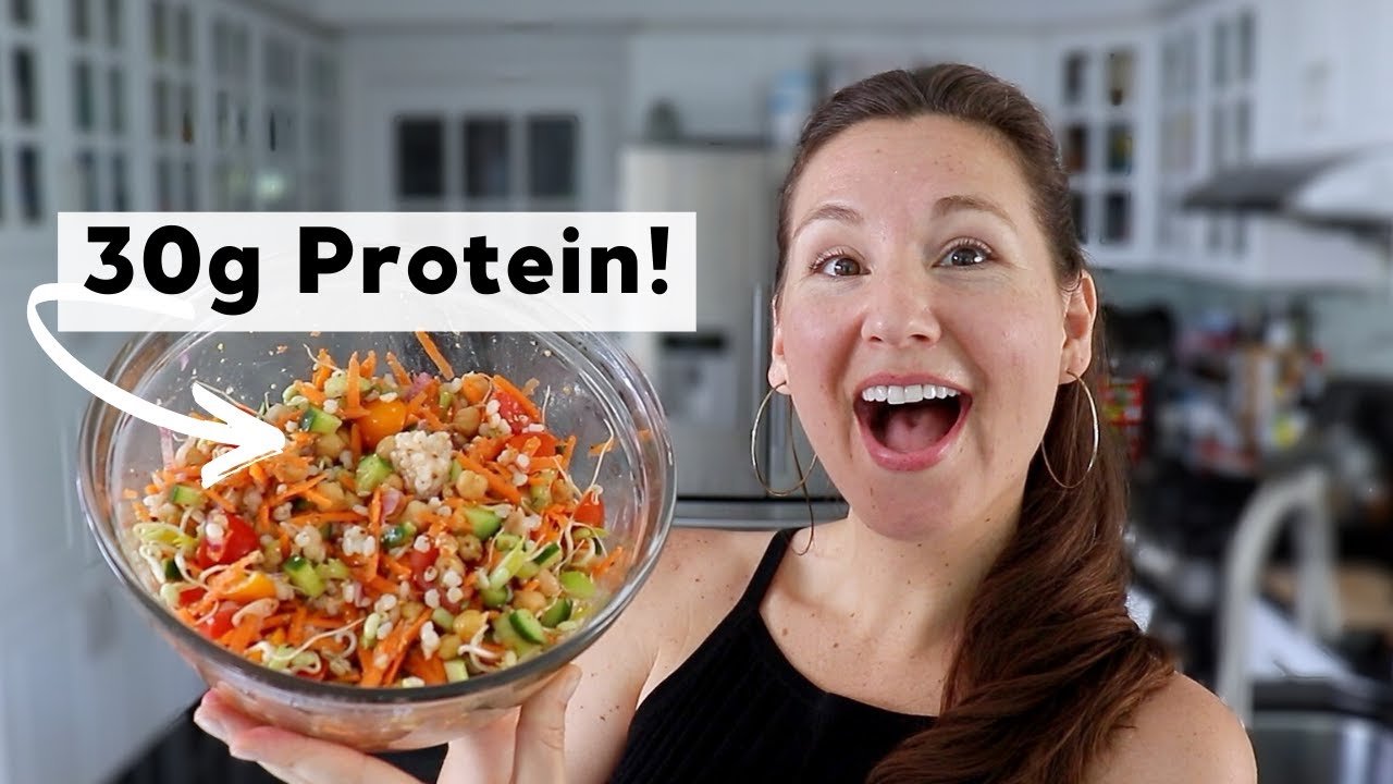 30g of Protein in this WFPB Salad! // Easy Sorghum Grain Salad Recipe ...