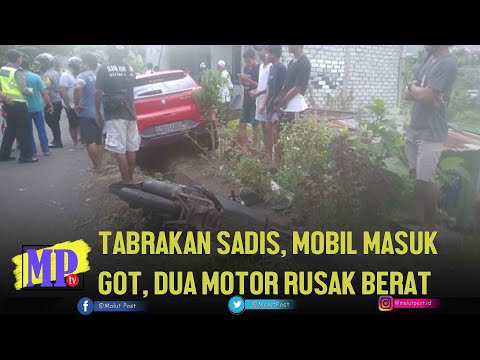 Tabrakan Sadis, Dua Korban Tergeletak di Bawah Mobil | Malut Post TV