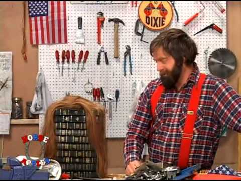 Lumberjack Building a Bible Buddy - Zach﻿ Galifianakis