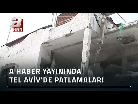 İran Füzeleri Tel Aviv'i Hedef Aldı! | A Haber