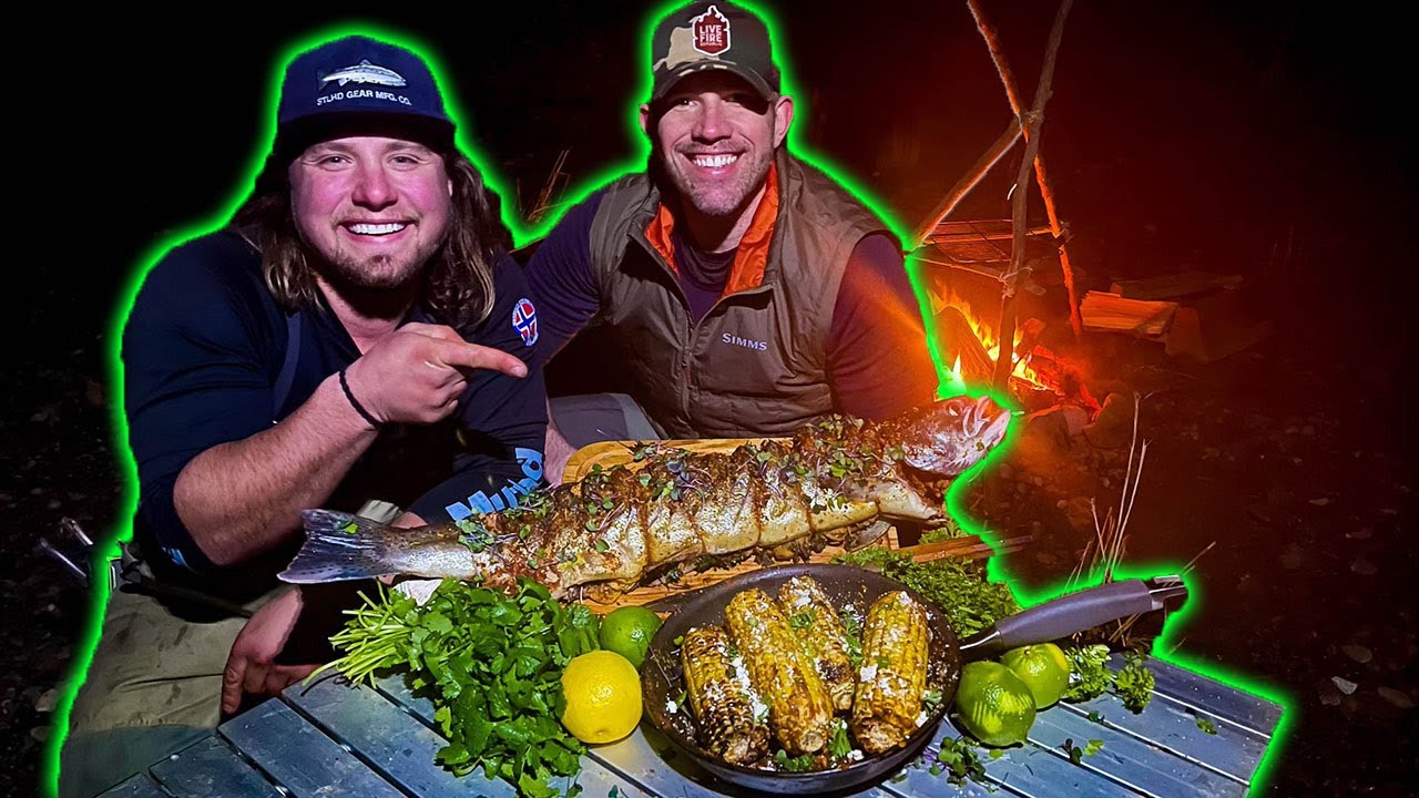 The BEST Stuffed FISH Recipe EVER!! STEELHEAD FISHING With Pro CHEF ...