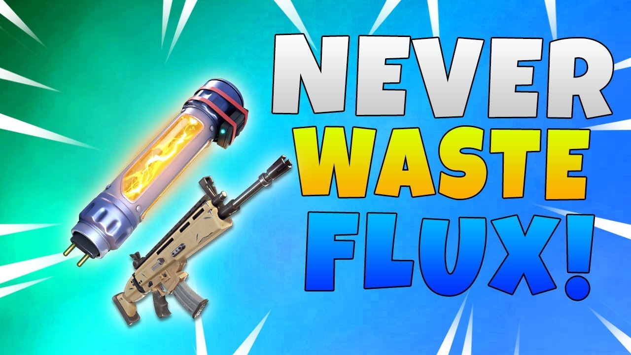 Never Waste Legendary Flux | Fortnite Save The World Weapon Guide - YouTube
