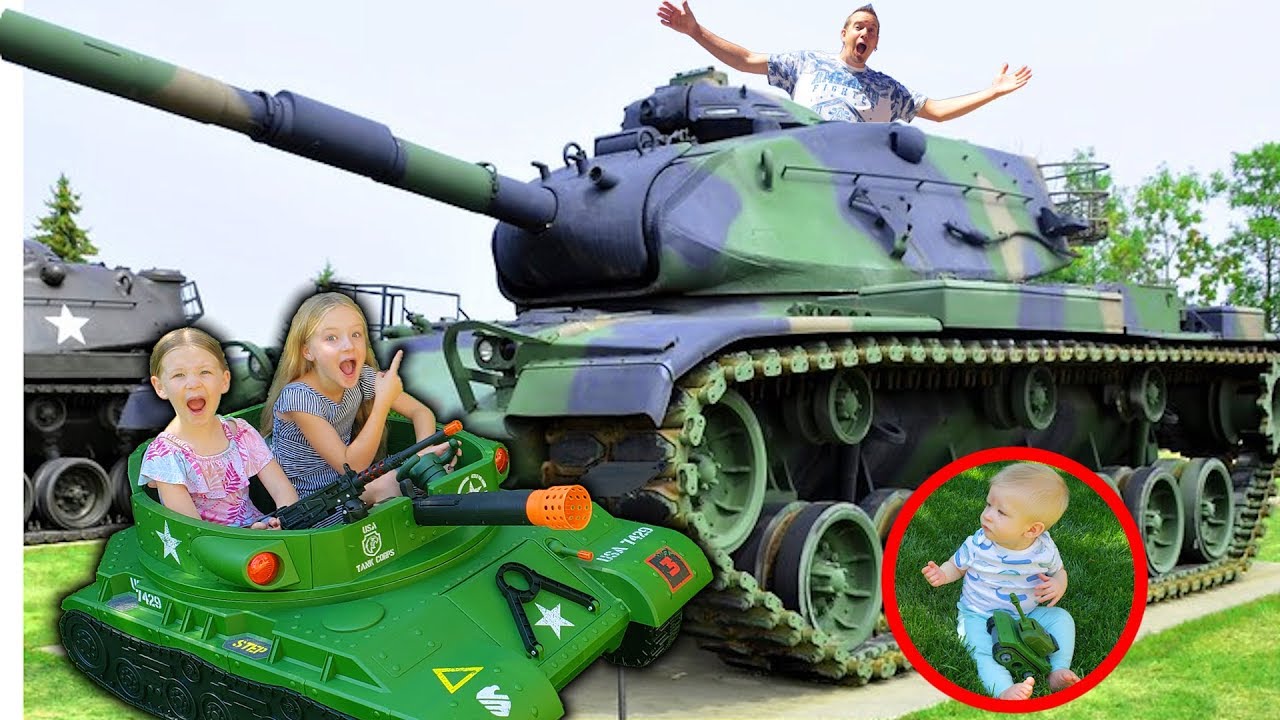 Driving Tanks IN OUR SIZE!!! - YouTube