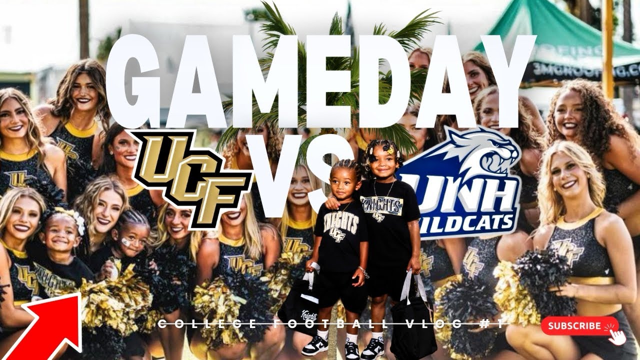 UCF VS UNH | COLLEGE GAMEDAY AUG.29TH | Trutube Vlog - YouTube