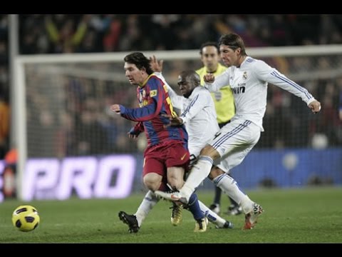 Lionel Messi Horror Tackles HD - YouTube