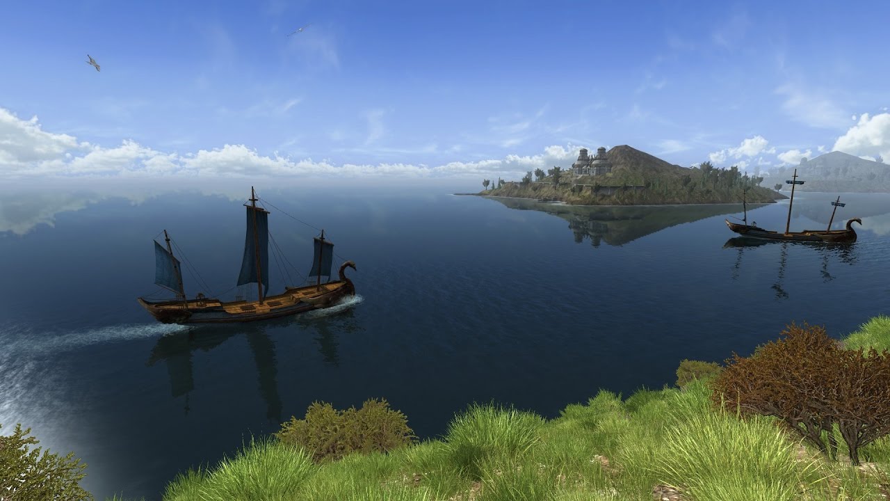 Swanships of Alqualondë - Bay of Belfalas - LOTRO - YouTube