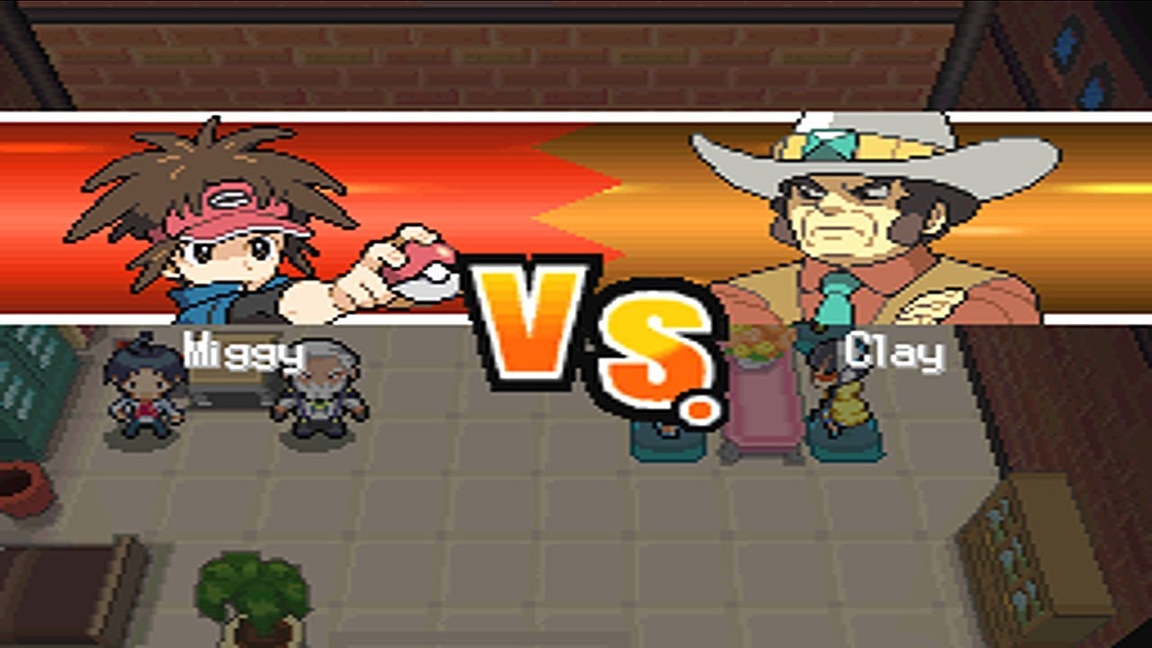 Pokémon Blaze Black 2 - Gym Leader Clay (Rematch - Challenge Mode ...