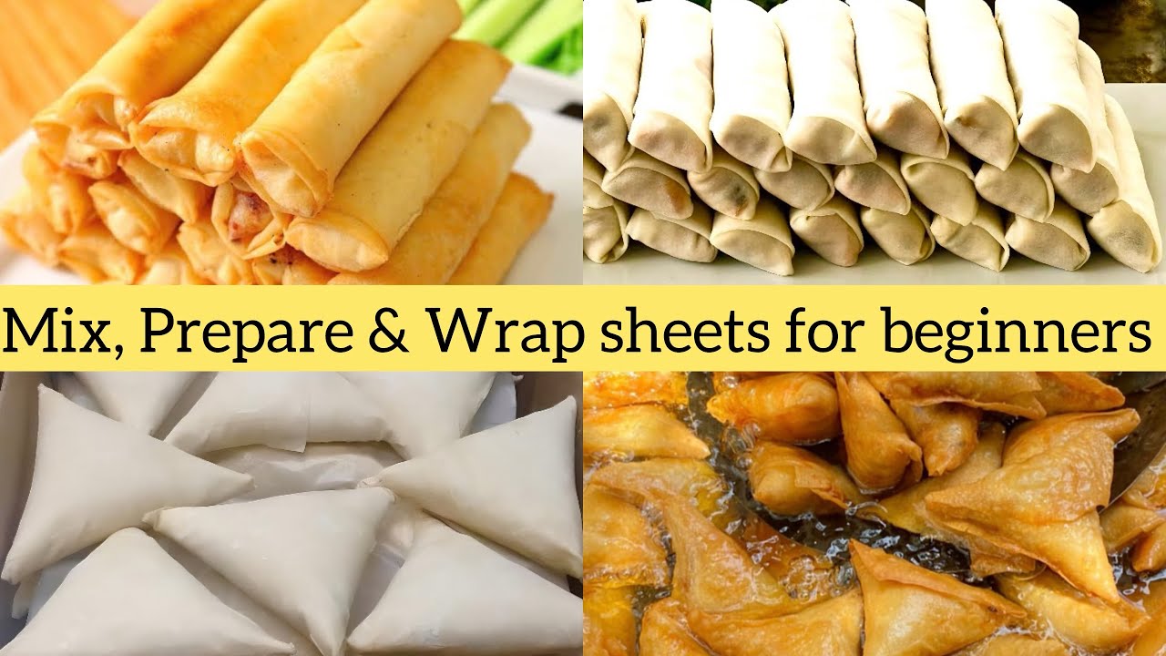SMALL CHOPS BUSINESS FOR BEGINNERS | HOW TO MAKE AND WRAP SPRING ROLL ...