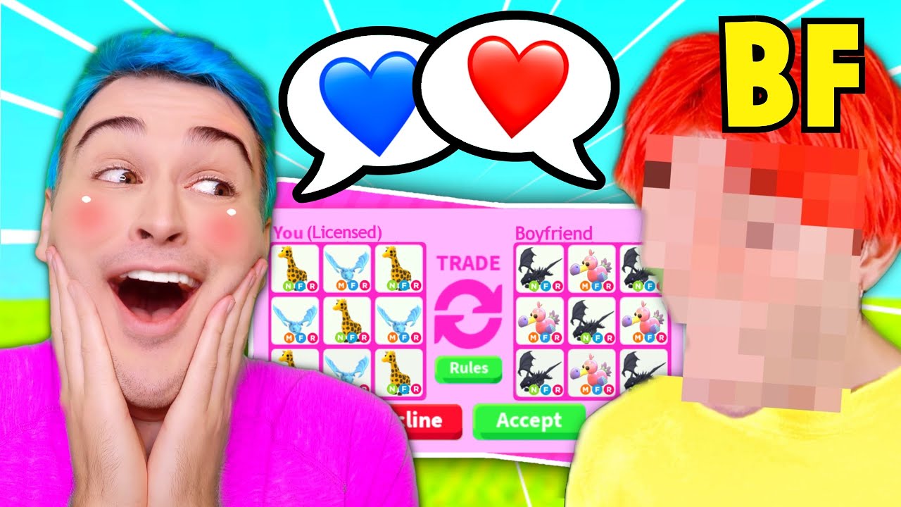 I Played ADOPT ME Until I Got A *BOYFRIEND* …EXTREME 24 Hours Couples ...