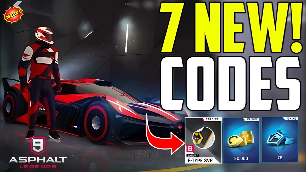 ASPHALT LEGENDS UNITE CODES JANUARY 2025 🎁 REDEEM CODE ASPHALT 9 - YouTube