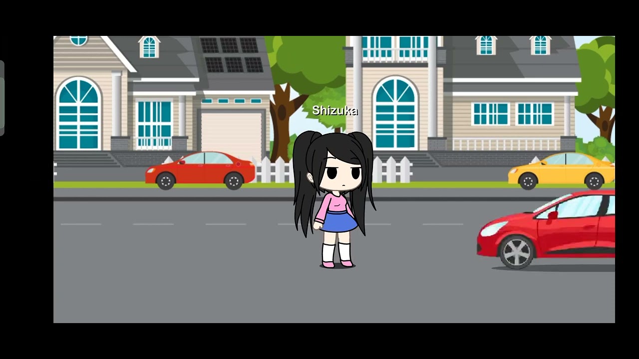shizuka's waiting the car then she's getting inside - YouTube