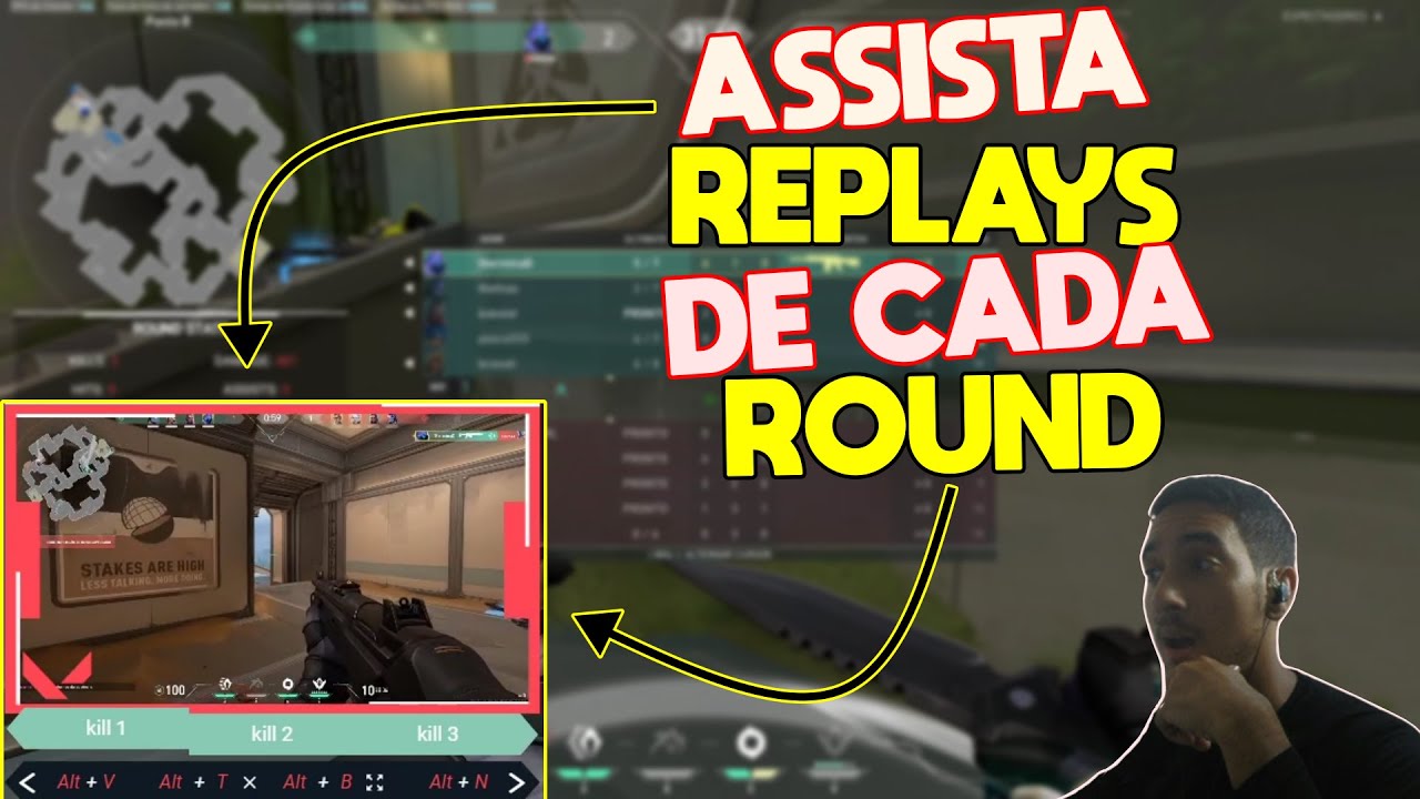 COMO ASSISTIR REPLAY NO VALORANT DURANTE A PARTIDA(100% FUNCIONAL ...