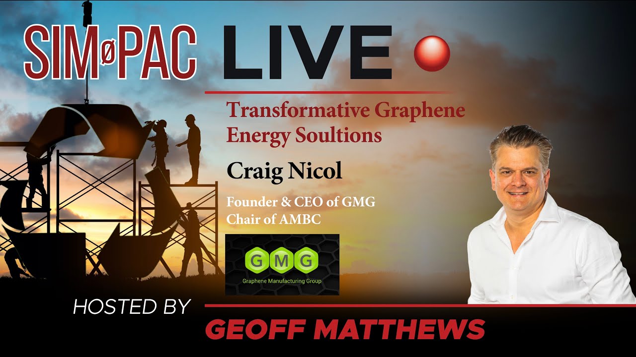 Craig Nicol, Founder, MD & CEO, Graphene Manufacturing Group (GMG ...