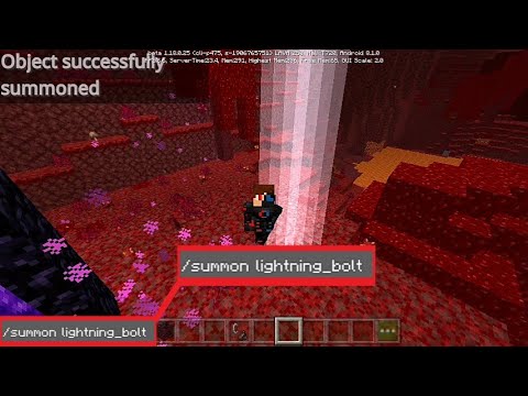 What if i summon lightning in Nether..........? - YouTube