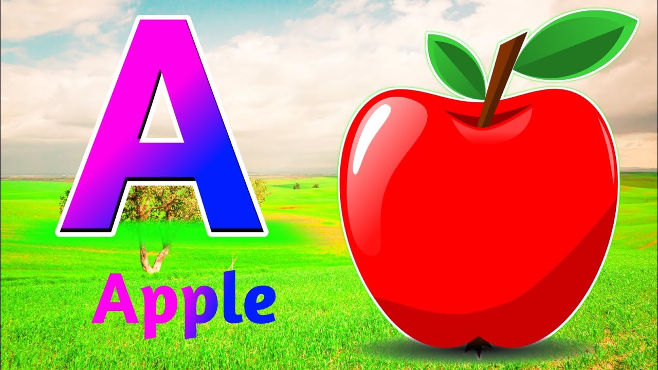 a for Apple abcd, alphabet letters, a se a nar abcd a for Apple phonics ...