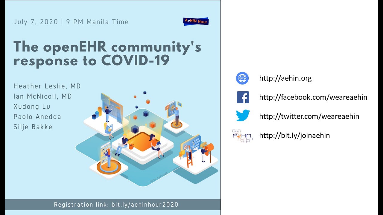 AeHIN Hour - The openEHR Community's Response to COVID 19 - YouTube