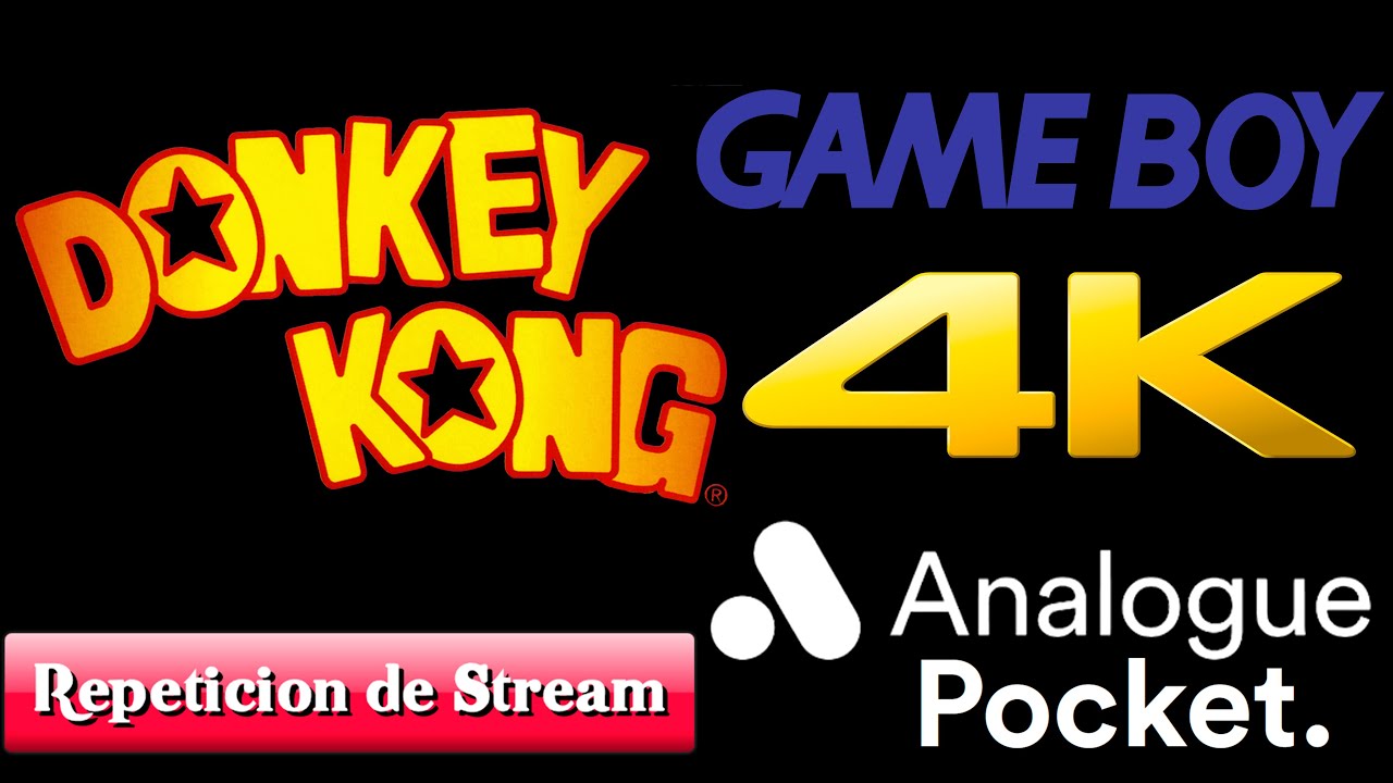 Donkey Kong 94 Game Boy Analogue Pocket Longplay 4K - YouTube