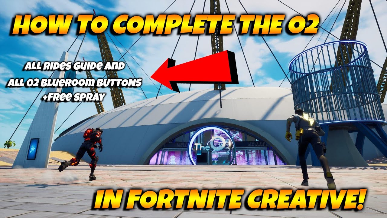 HOW To Complete The O2 In Fortnite Creative! O2 Blueroom Button ...