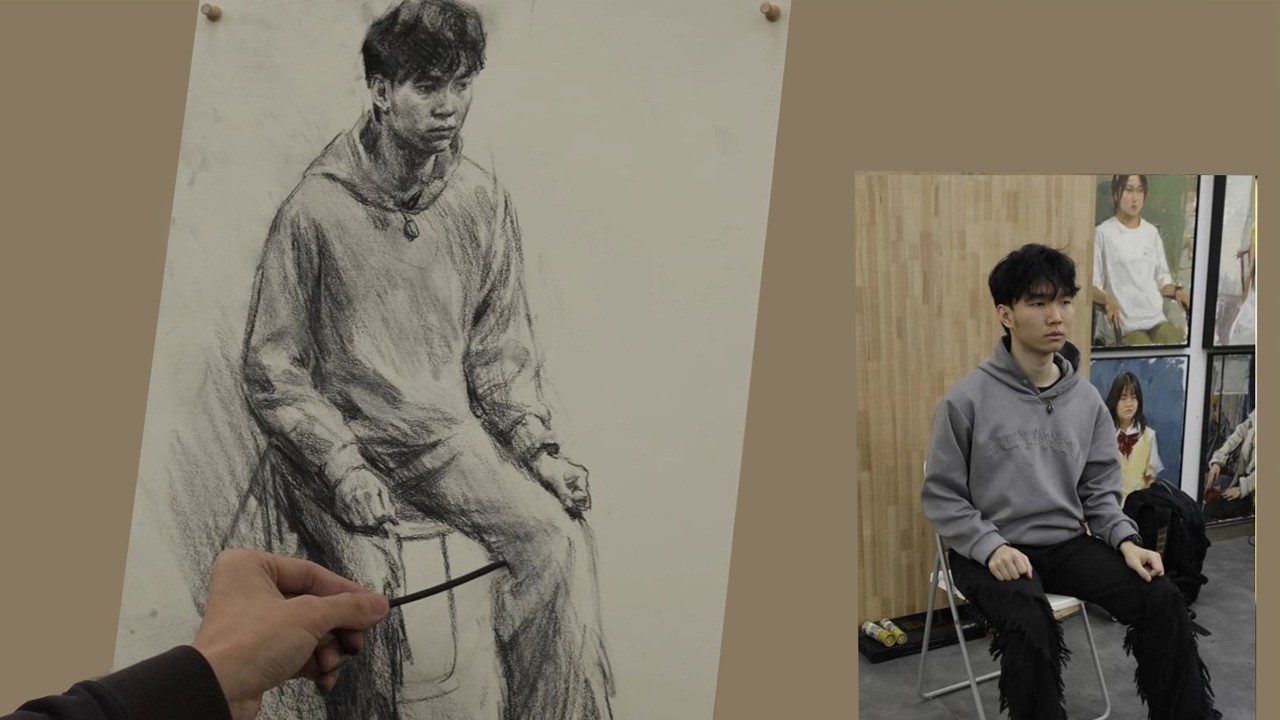 Figure drawing demonstration - YouTube