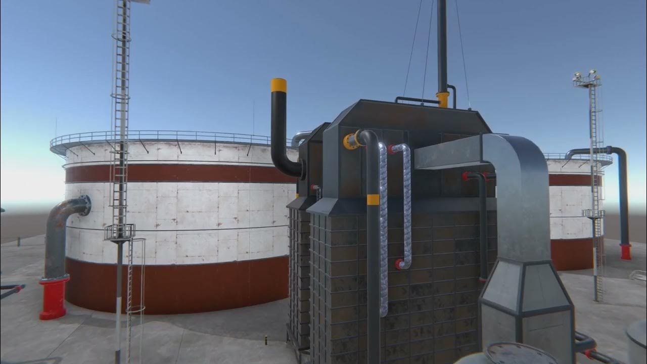Modular Oil Refinery model pack for Unity game engine. - YouTube