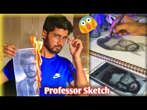 How to draw money heist easy|How to Draw professor mask| How to Draw ...