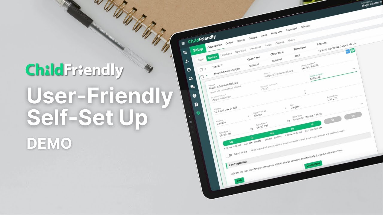 User-Friendly Self-Set Up - Demo - YouTube