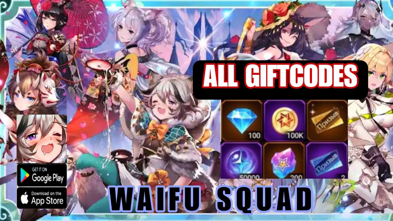 Waifu Squad Gameplay & 2 Giftcodes - RPG Game Android - YouTube
