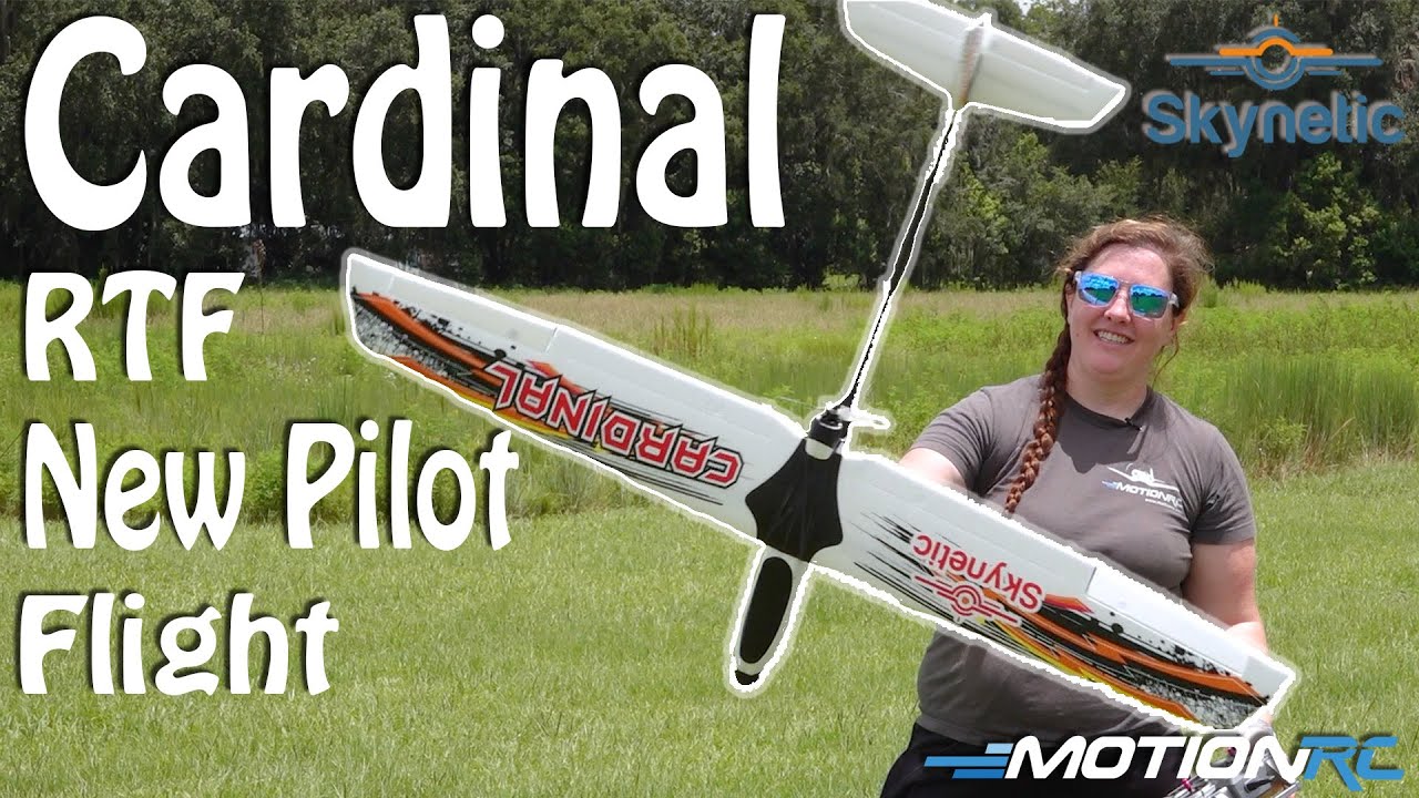 Skynetic Cardinal 1400mm RTF New Pilot Flight | Motion RC - YouTube