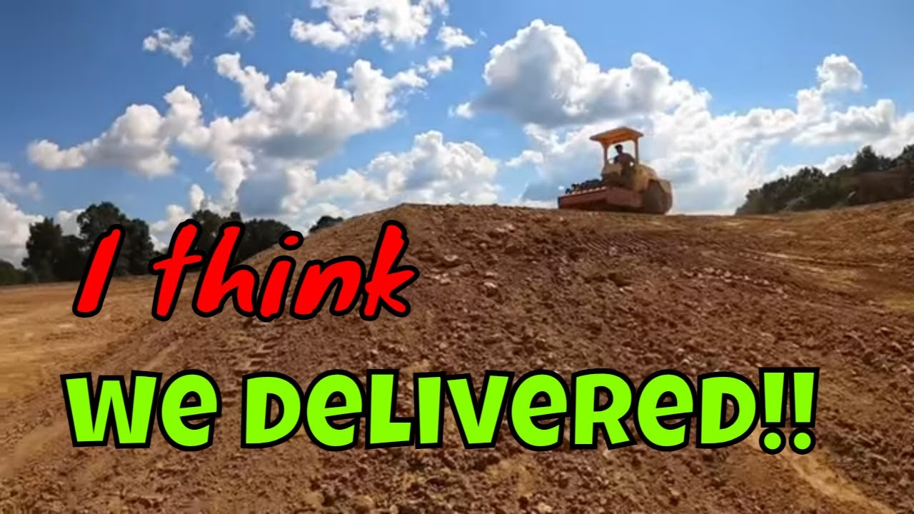 The final push is on to finish the lake but customer wants more so we ...