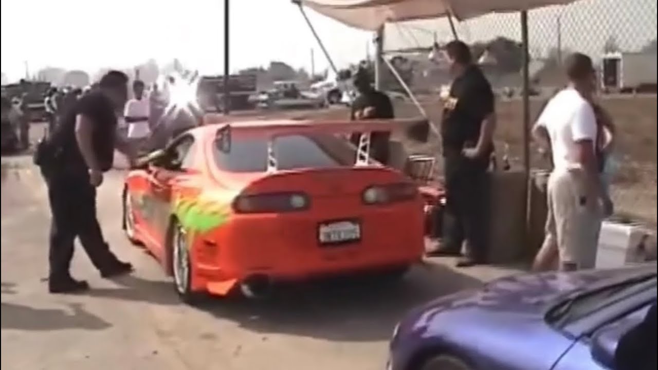 Behind the scenes from the first Fast and Furious 🎥 - YouTube