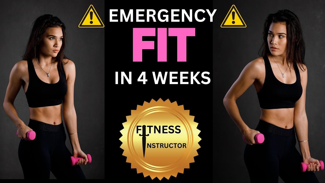 ⚠️EMERGENCY Get in Shape in 4 Weeks Plan - YouTube