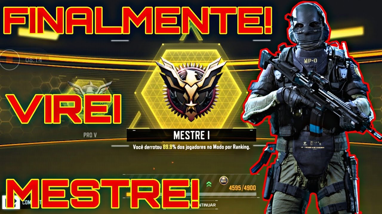 PATENTE MESTRE!!! DESCOBRINDO O NÍVEL DE DIFICULDADE | COD MOBILE | 4K ...