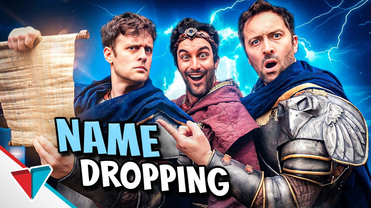 Cramming 80 fan names into a skit - YouTube