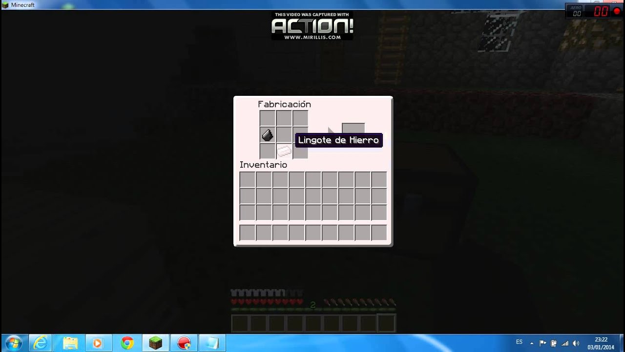 como fabricar un ensendedor en minecraft (todas las versiones) - YouTube