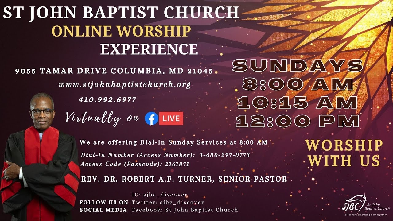 SJBC Columbia, MD - 1st Sunday February 2021(8am Service) - YouTube