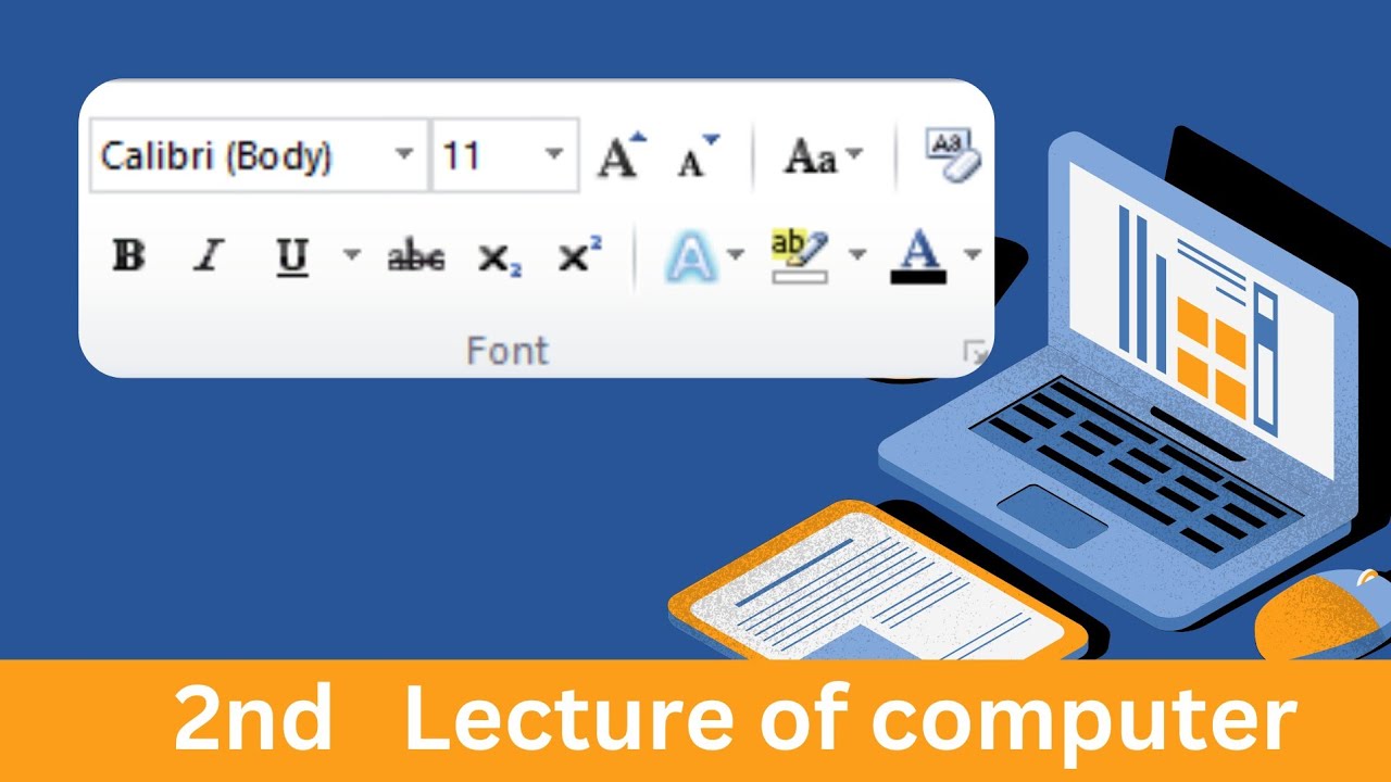 Font , font size , grow font , change case , clear formatting , bold ...