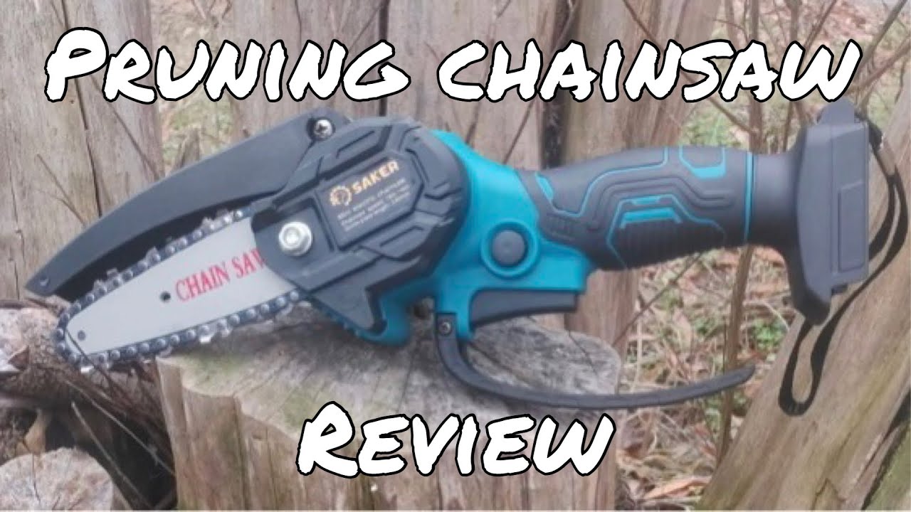 Saker Mini Chainsaw Review, Battery Chainsaw, Amazon Chainsaw review ...